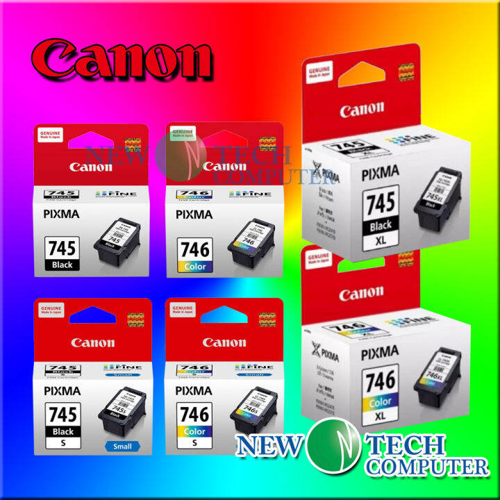 CANON PG-745 745S 745XL 745 / CANON CL-746 746S 746XL 746 INK CARTRIDGE ...