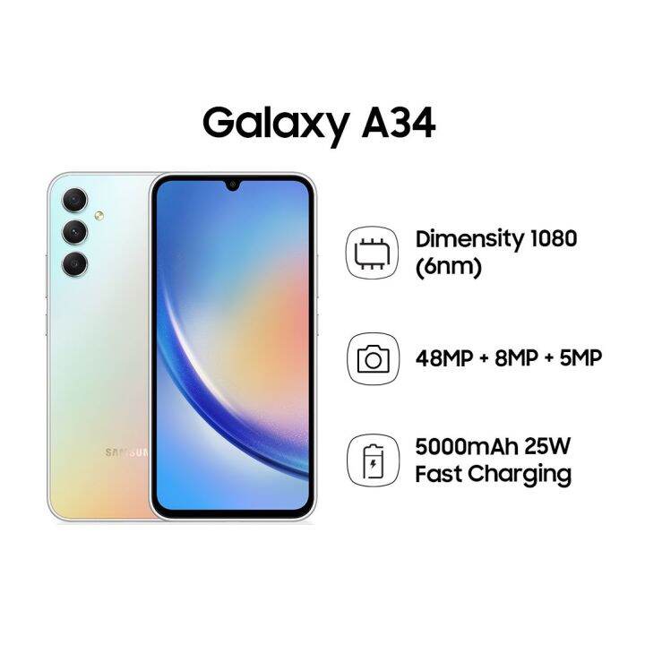 Samsung Galaxy A34 5G SM-A346E/DS 8|128GB 8|256GB 6,6 Inch Garanis ...