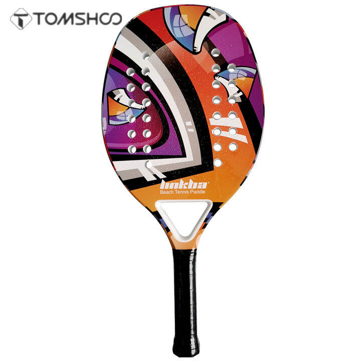 Beach Tennis Racket with Ergonomic Cushion Grip for Indoor and Outdoor ...