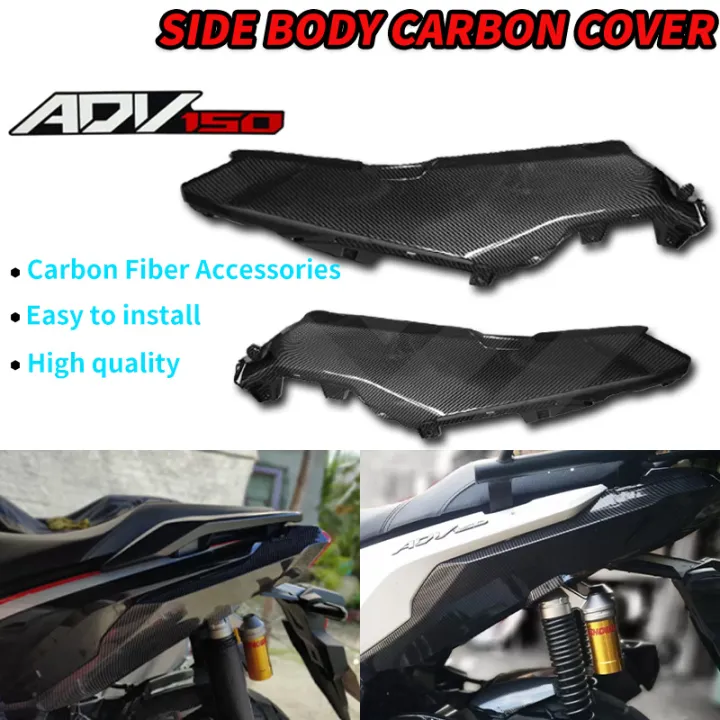 Pinph Honda ADV 150 Side Body Carbon Cover Left & Right 2 Pcs | Lazada PH