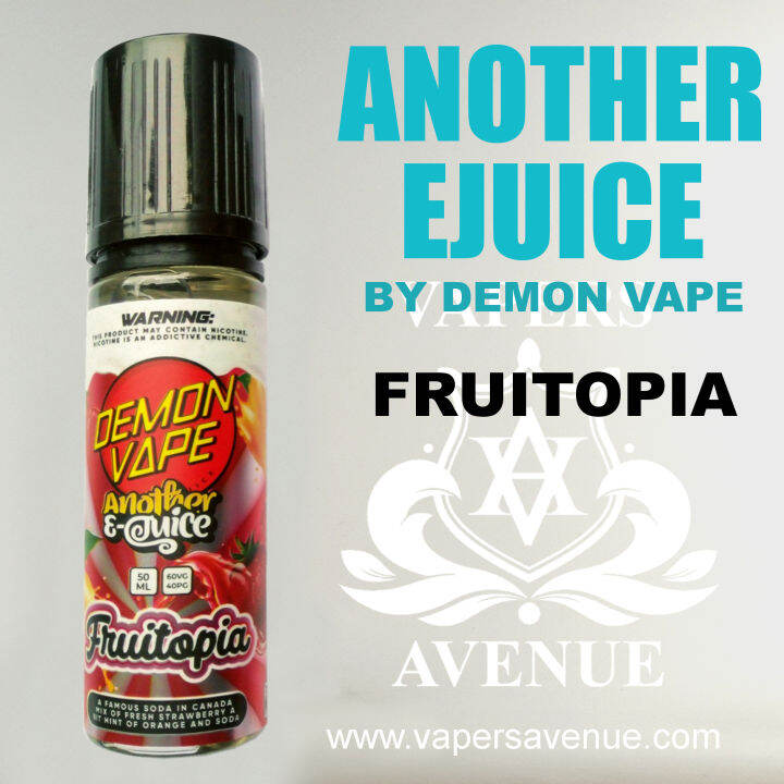 Another Ejuice by Demon Vape - Fruitopia - 50mL 3mg vape juice ...