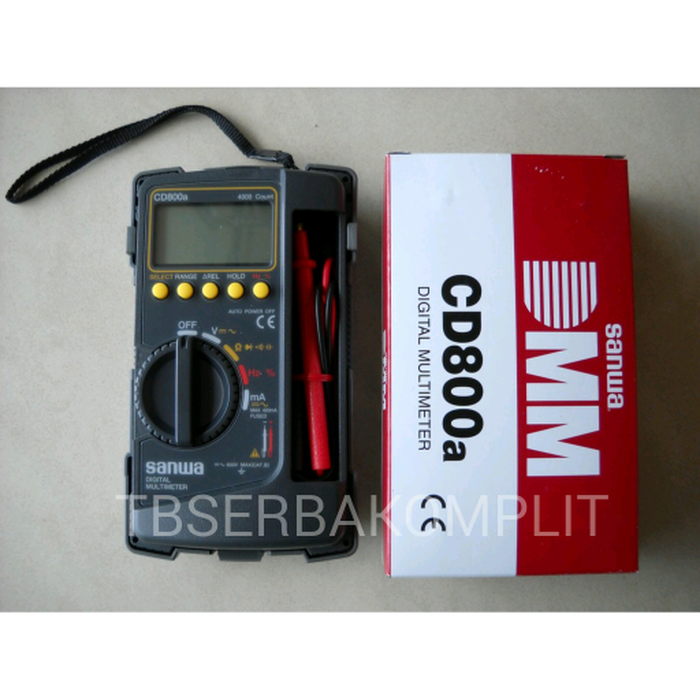 Sanwa CD800a Digital Multimeter Multitester ORI Original Asli ...