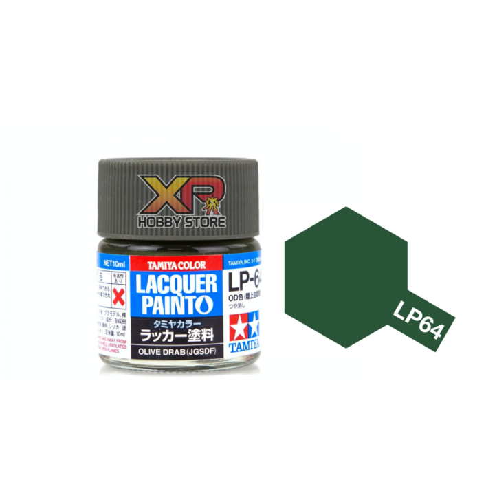 Tamiya Lacquer Paint LP-64 Olive Drab (JGSDF) 10ml | Lazada.co.th