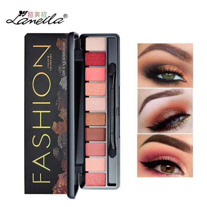 Lameila 10 Color Fashion Eyeshadow 75g #9999 | Lazada PH
