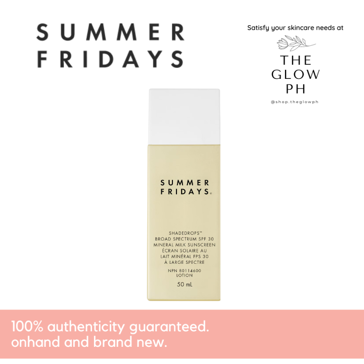 [AUTHENTIC] SUMMER FRIDAYS Shade Drops Broad Spectrum SPF 30 Mineral ...