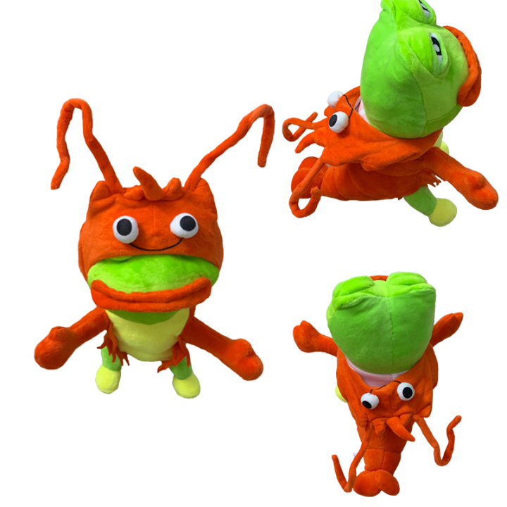 30cm Pepe The Frog Lobster Crayfish Sad Frog Plush Toy Stuffed Animal ...