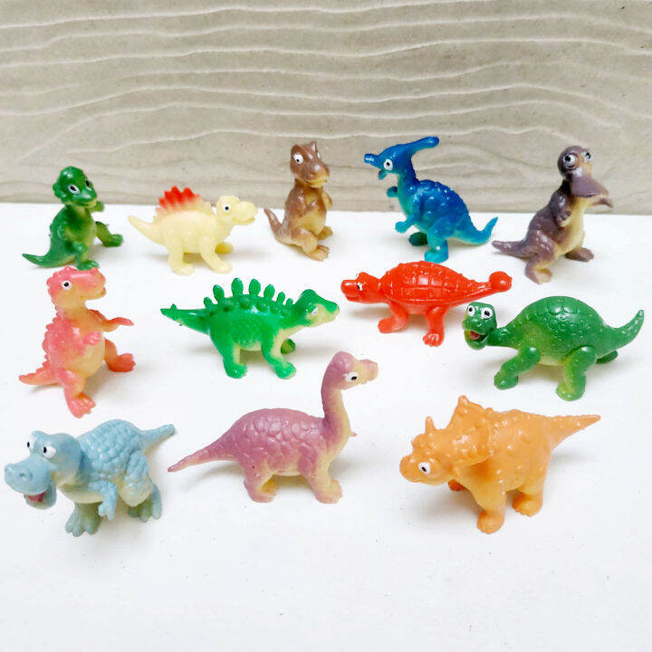 Blink Baby Zoo 442A Dinosaurs PREMIUM ISI 12 Mainan Miniatur Bayi Dino ...