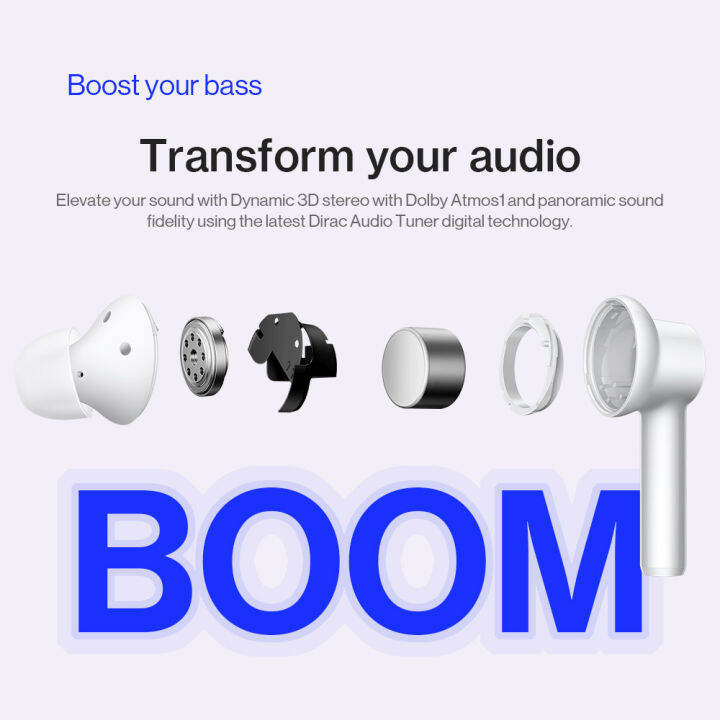 OnePlus Buds Z TWS Earphones Wireless Bluetooth 5.0 Earbuds Noise ...