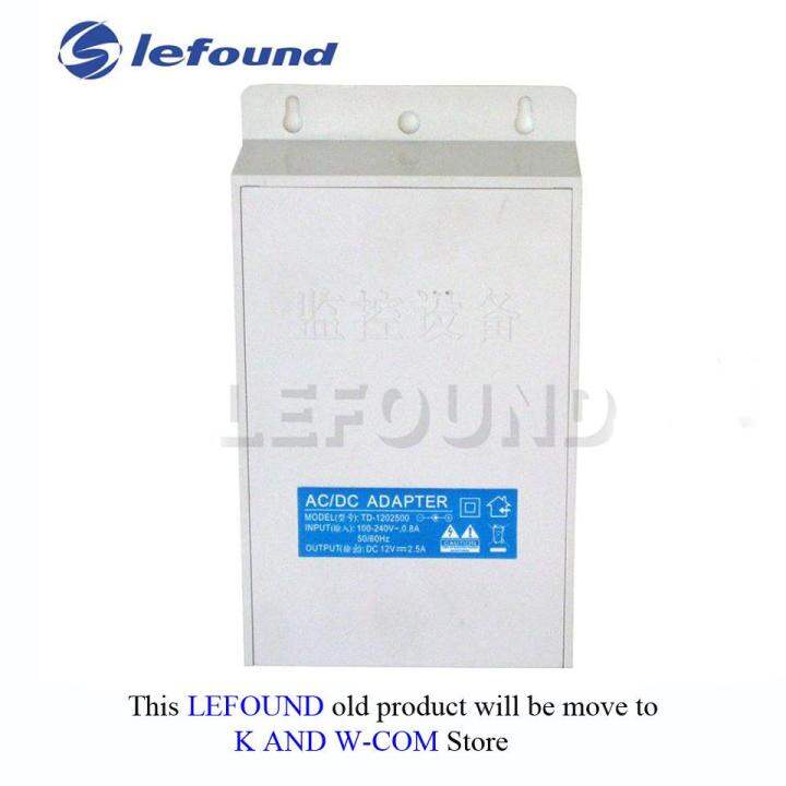 D40 12V 2.5A CCTV Security Cameras AC DC Power Supply Big Box(White ...