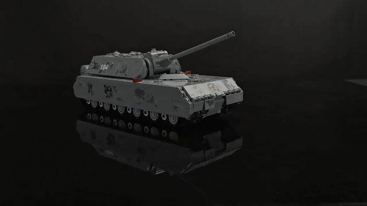 ทหาร Heavy Tank Panzer VIII Maus Building Blocks เยอรมัน WW2ทหารตำรวจ ...