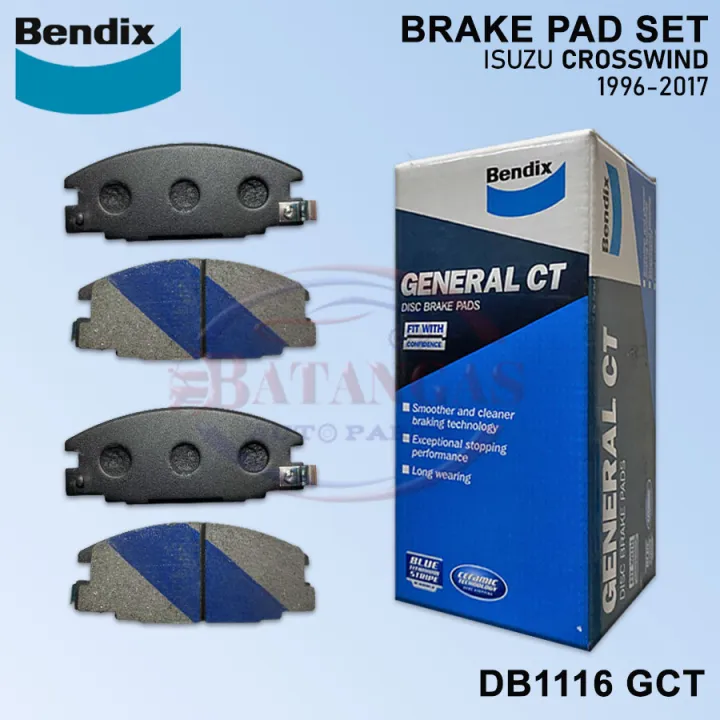 BENDIX FRONT BRAKE PAD Isuzu Crosswind / Hilander 1996-2017 | Lazada PH