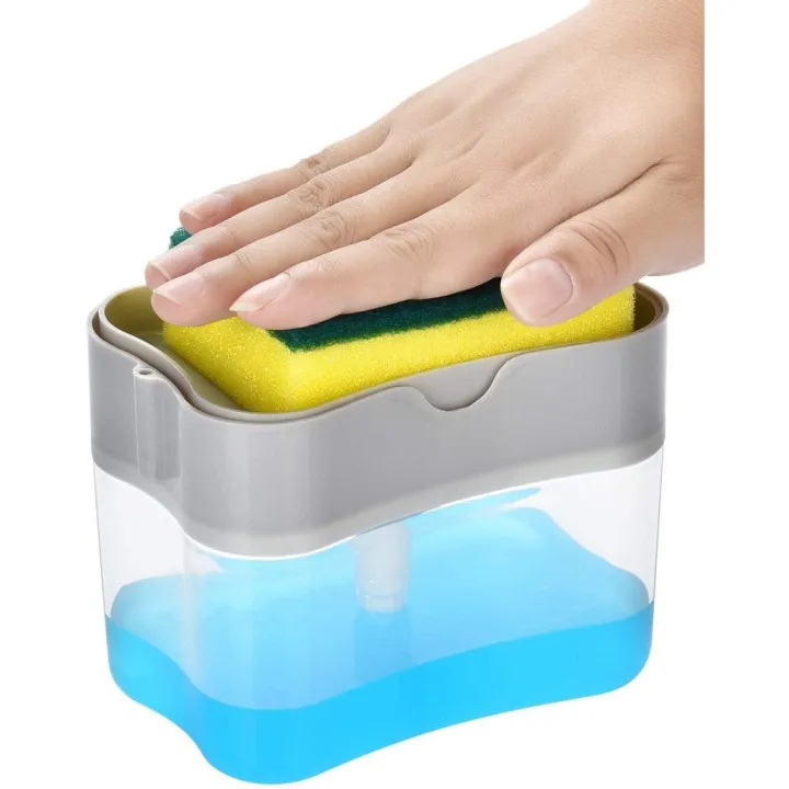 SOAP PUMP & SPONGE CADDY/ SOAP DISPENSER WITH SPONGE | Lazada PH