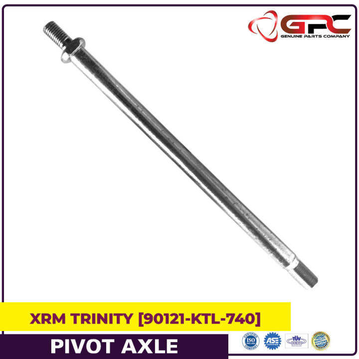 GPC HONDA XRM TRINITY Pivot Axle / Swigarm Shaft for Motorcycle [90121 ...