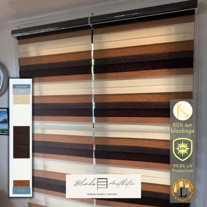 (T623 CHOCO) TRILOGY LOSA Korean Window Blinds LOSA - we customize size ...