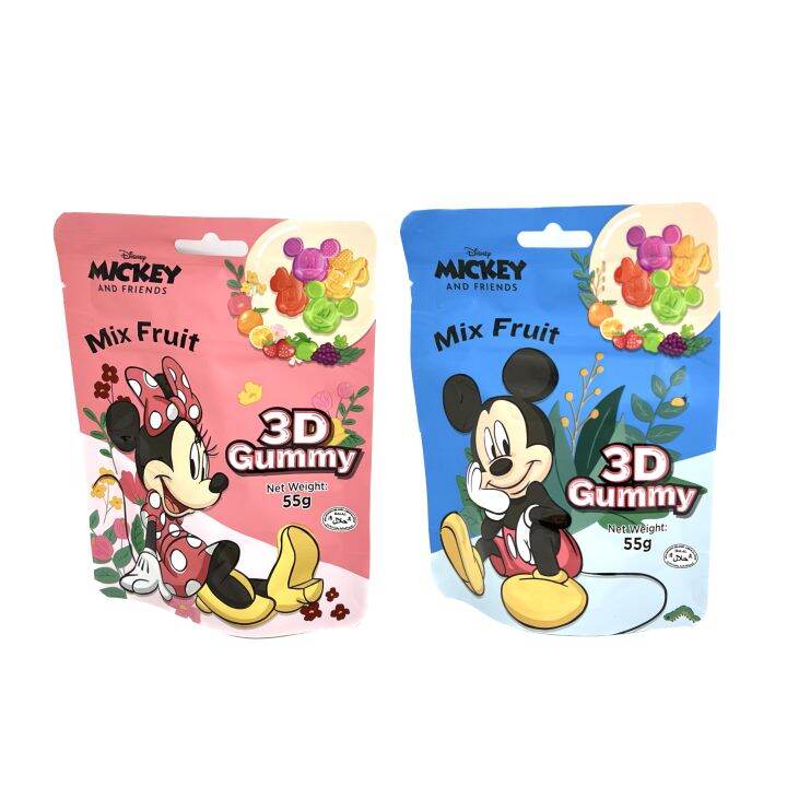 Disney Mickey Mix Fruit 3D Gummy 55g | Lazada