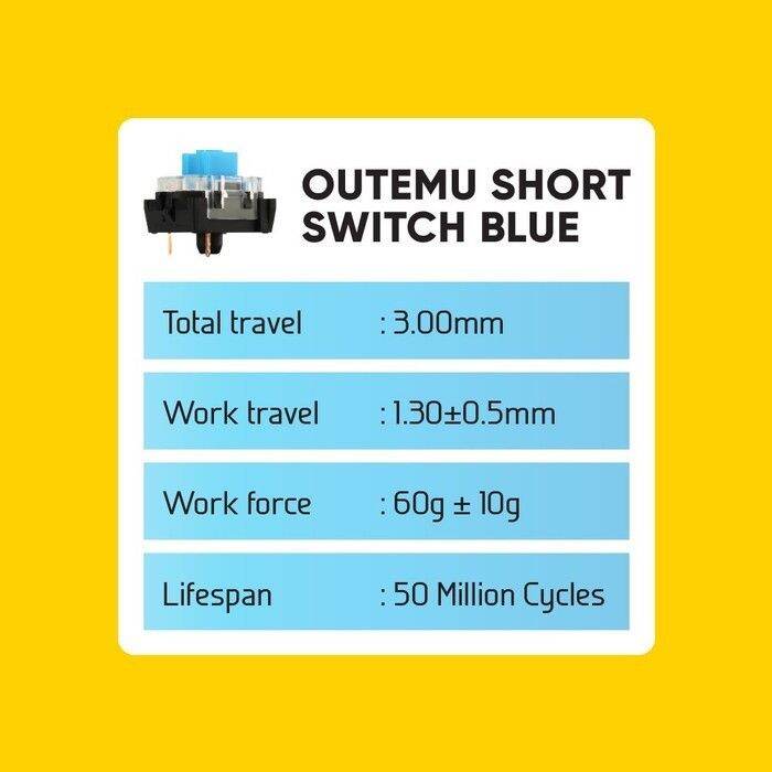 Bisa COD Armaggeddon SMK 2C / SMK-2C Mechanical Gaming Keyboard Trendi ...