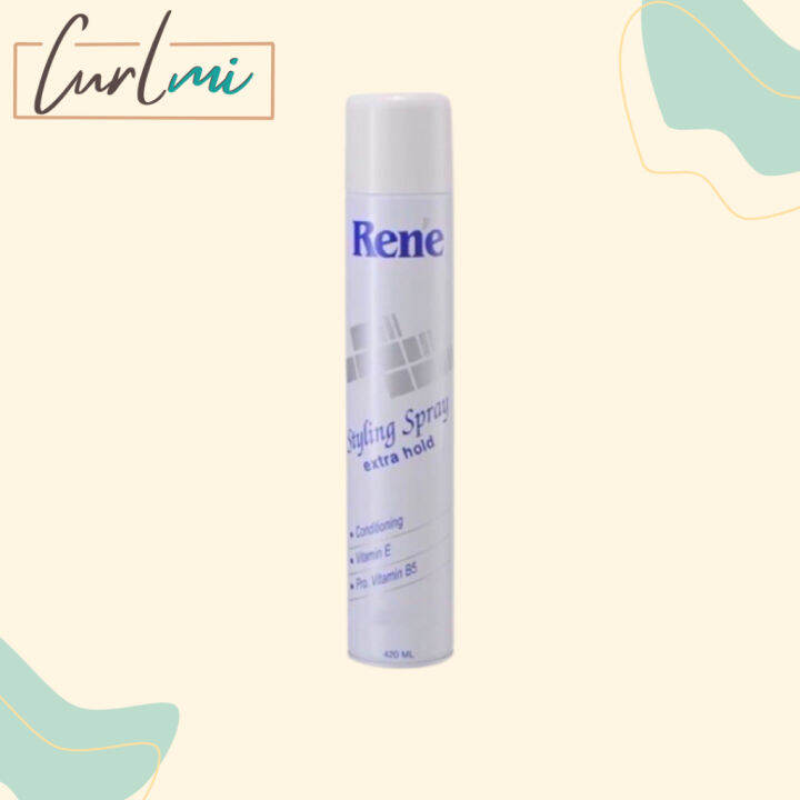 Rene Hair Styling Finishing Hair Spray 420ml Rene Hair Spray Hairspray ...