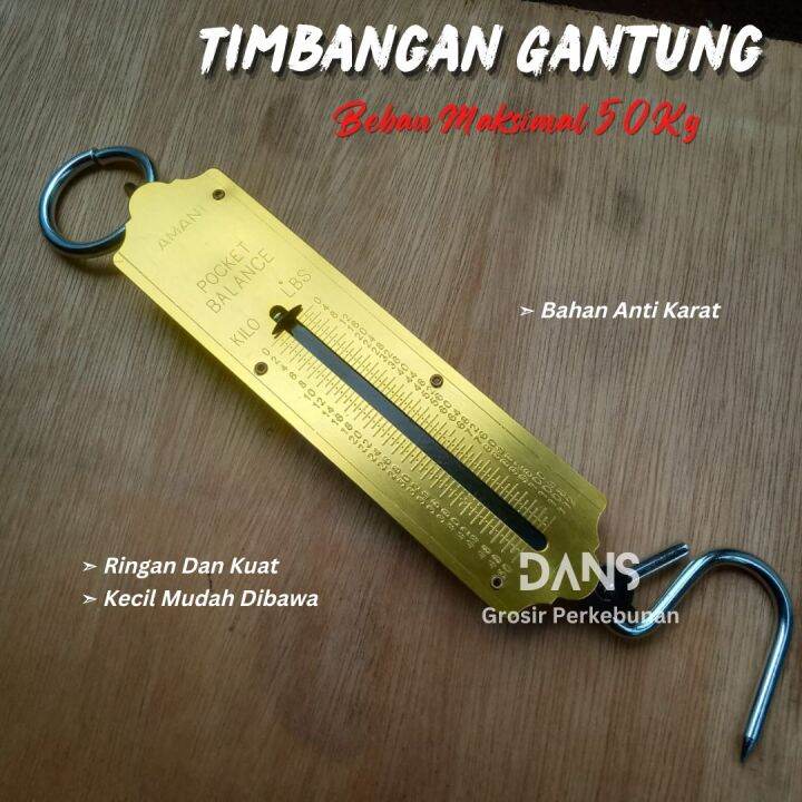 Timbangan Gantung Manual - Timbangan Besot Maksimum 50 Kg - Alat ...