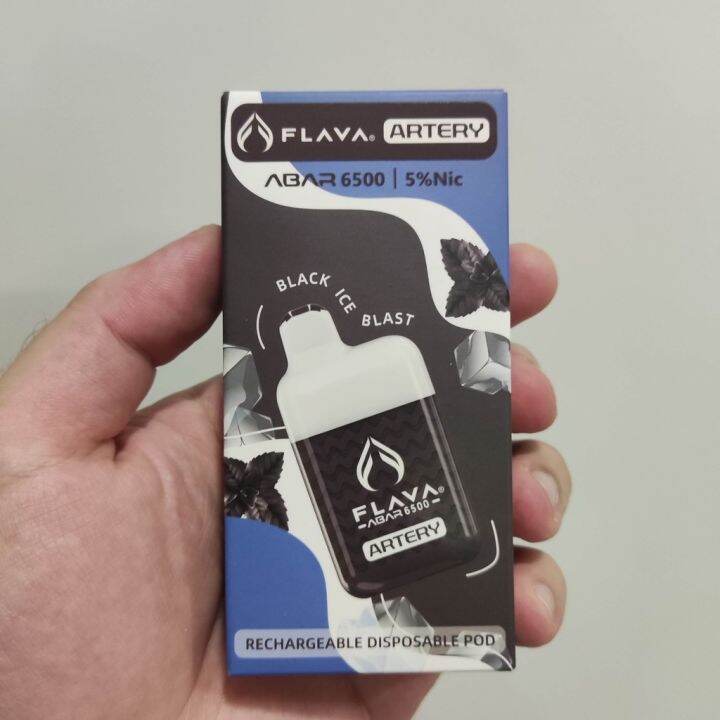 FLAVA ABAR ARTERY 6500 Puffs Rechargeable Disposable Vape Pod 6.5k ...