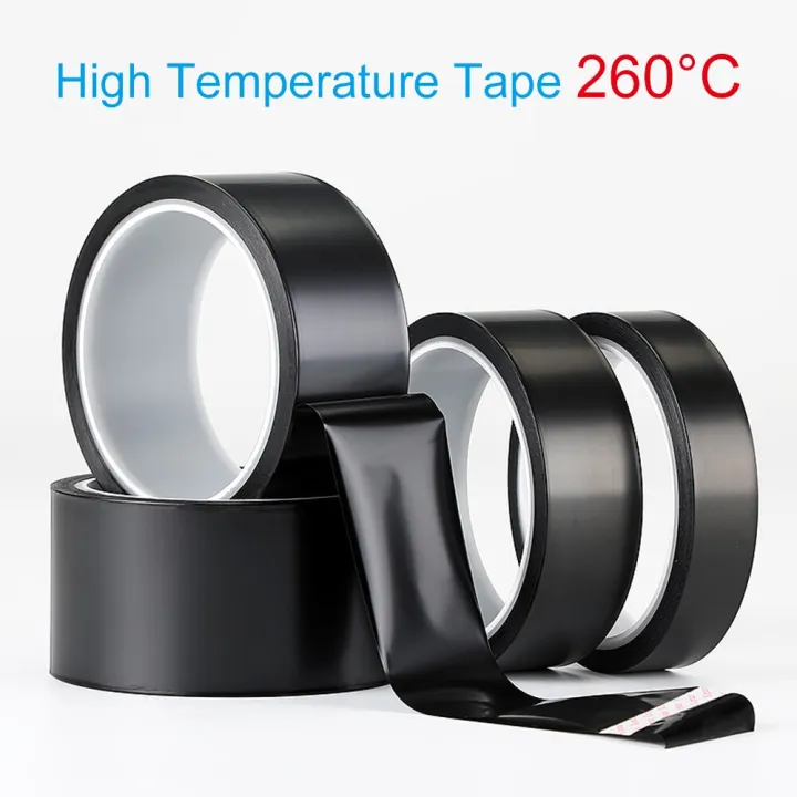 33 Meters/roll Black Kapton Tape Insulation Voltage Resistant Matte ...