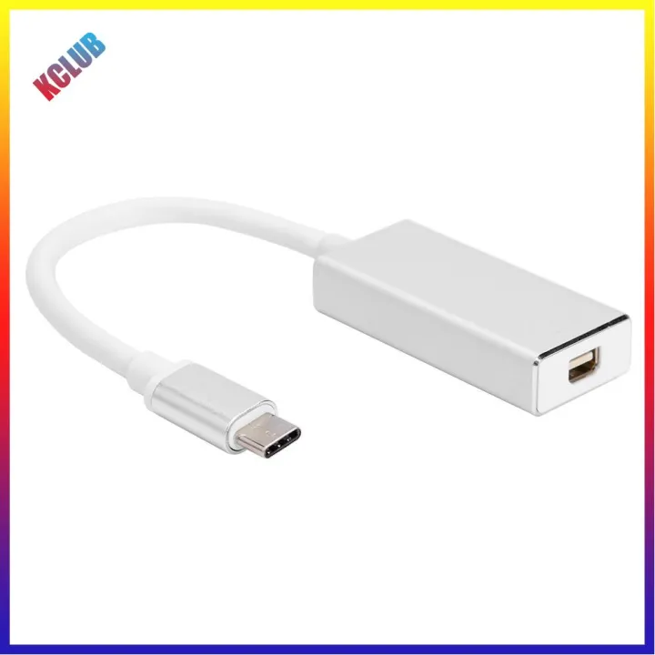 Type C to Mini Display Port Adapter USB3.1 USB C to Mini DP Converter ...