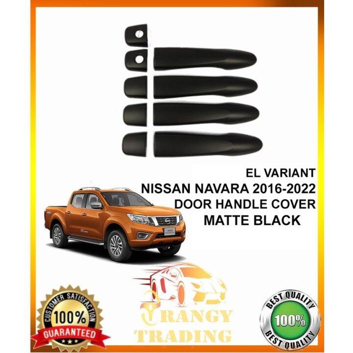 Nissan Navara 2016 to 2023 EL / 4X2 VE Door Handle cover Matte Black ...
