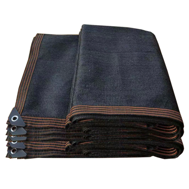 #BLACKNET- 220x103cm 50% Shading Sunshade Net UV Protection Black Sun ...