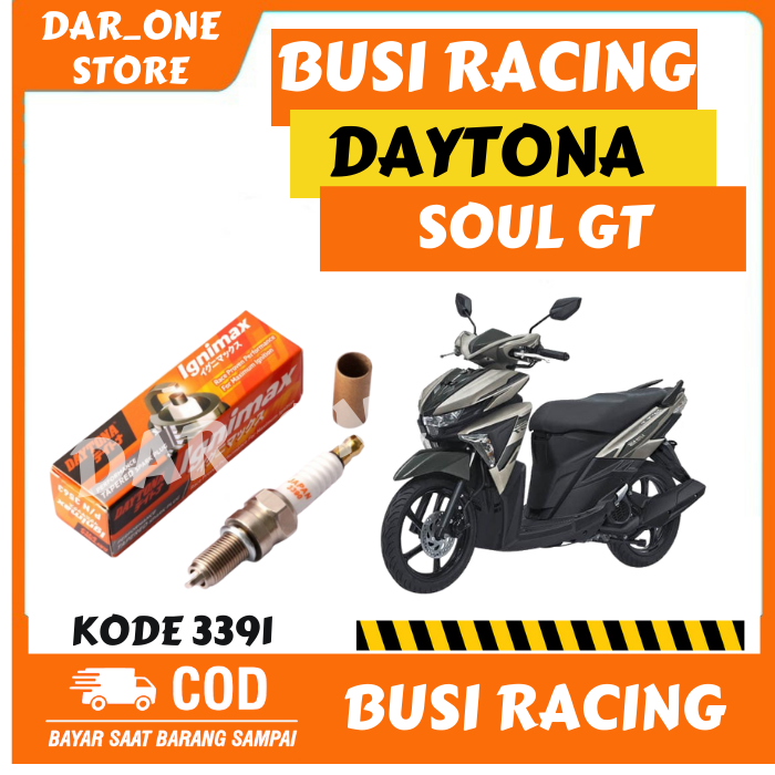 BUSI DAYTONA RACING ORIGINAL YAMAHA MIO SOUL GT IRIDIUM 3391 | Lazada ...