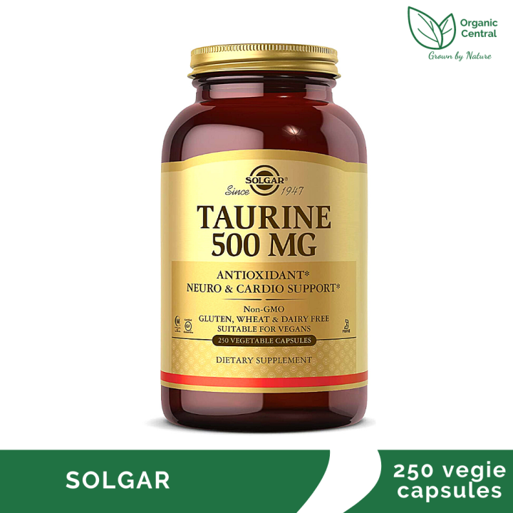 Solgar Taurine 500 mg | Lazada PH