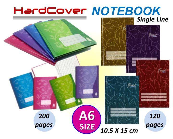 Hardcover A6 Notebook Hard Cover A6 Small Note Book 120pgs / 200pgs ...