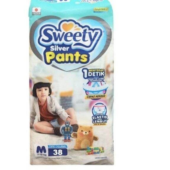 sweety silver pants m38 | Lazada Indonesia