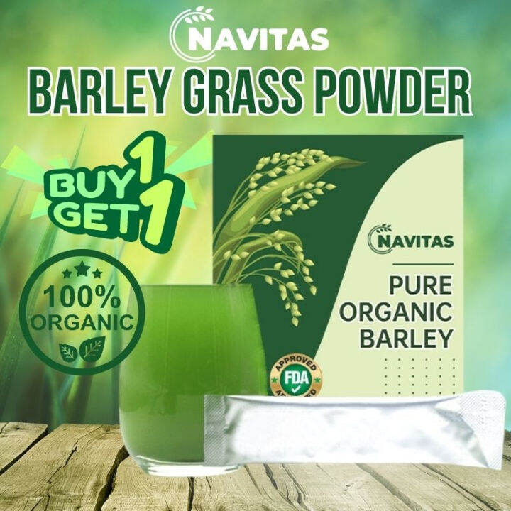 (ON HAND) Navitas Barley Grass Powder Original Barley Pure 100 Organic ...
