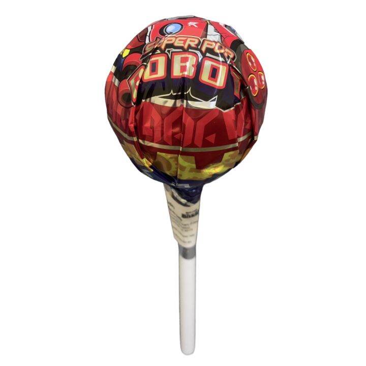 Super Pop Robot บิสคิโอ ซุปเปอร์ป๊อป โรบอท ลูกอมยักษ์ 80 กรัม | Lazada.co.th