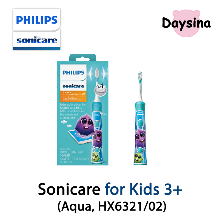 Philips Sonicare for Kids 3+ Bluetooth Connected Rechargeable Electric ...