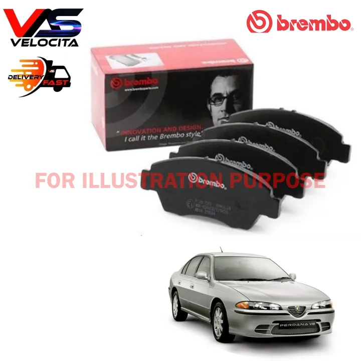 BREMBO REAR BRAKE PADS PROTON PERDANA 1995-2010 | Lazada