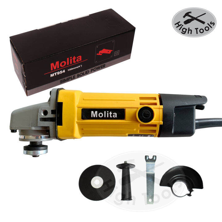 MOLITA เครื่องเจียร์ เครื่องเจียร์ไฟฟ้า ลูกหมู 4 นิ้ว 1100W รุ่น MT954 ...