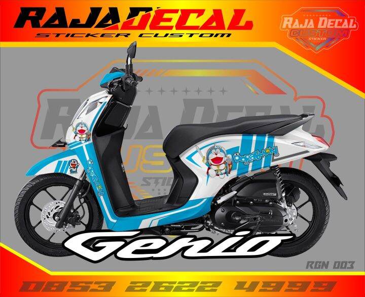 Sticker Decal Genio, Decal Honda Genio, Striping Genio, Sticker Honda ...