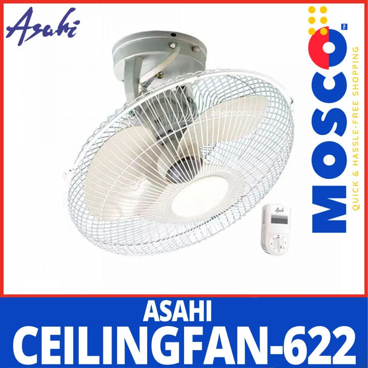 Asahi CF-622 l Ceiling Fan, 360° Oscillation, 65 watts | Lazada PH