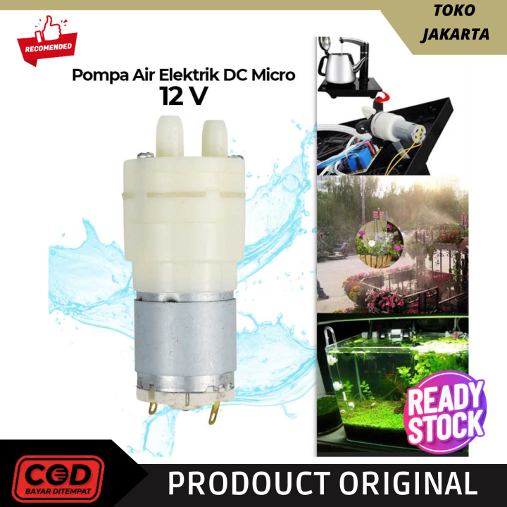 ORI Pompa Air Aquarium Mini DC 12 Volt Universal / pompa air akuarium ...