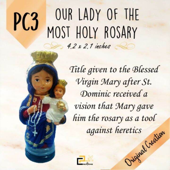 flash sales Chibi Mary - Our Lady of the Most Holy Rosary | Lazada PH