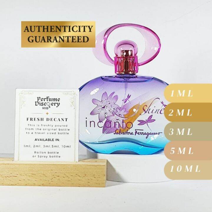 Salvatore Ferragam o Incanto Shine 1ml 2ml 3ml 5ml perfume | Lazada PH