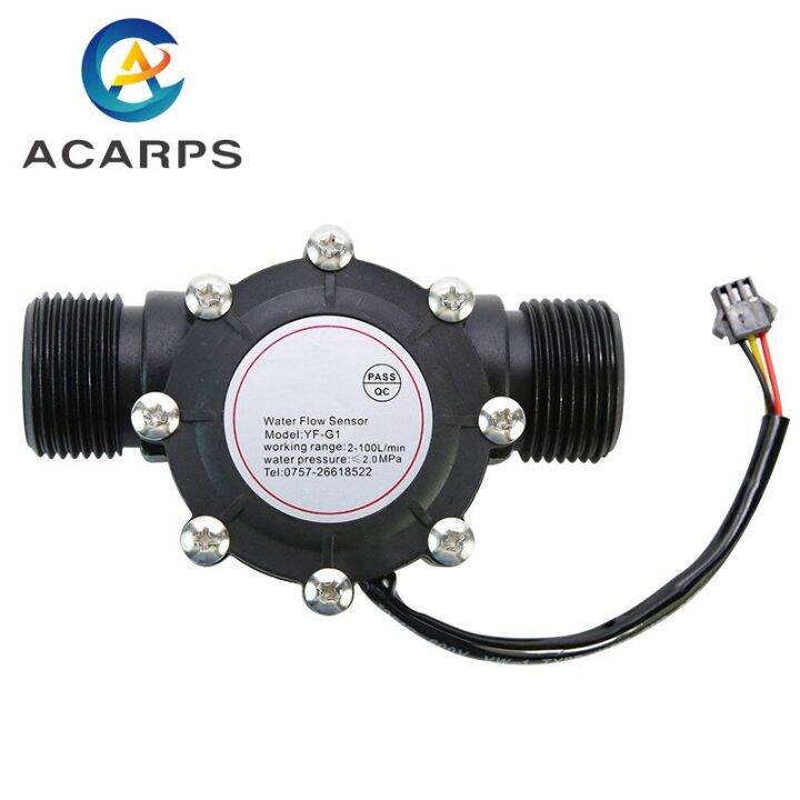 1 "DC 5-18V Water Flow Sensor Flowmeter Hall Flow Sensor น้ำควบคุม ...
