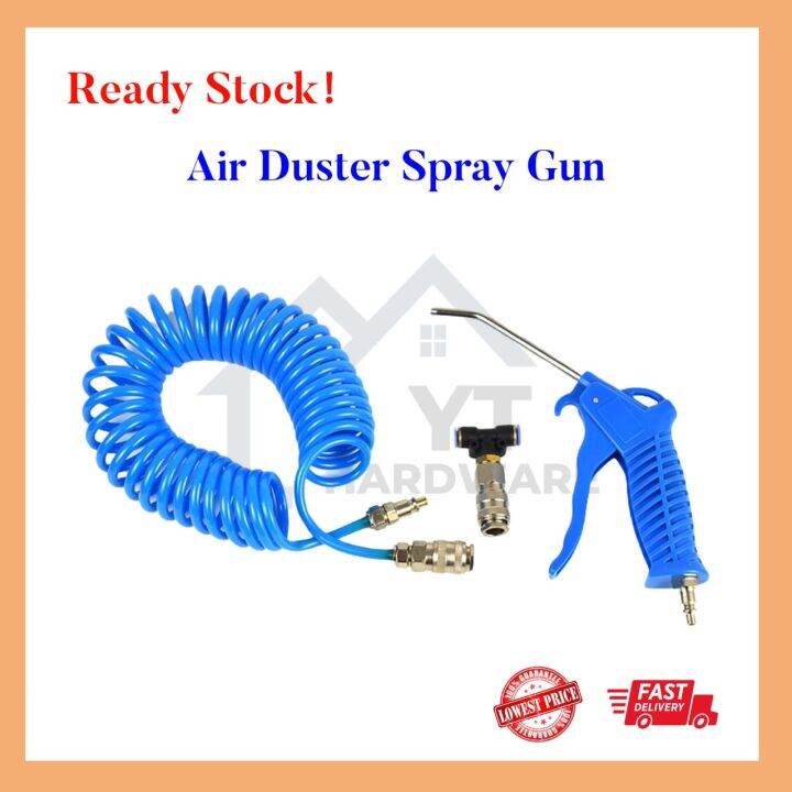 [READY STOCK] Compressed Air Duster Spray Gun Blow with 5m Recoil Hose ...