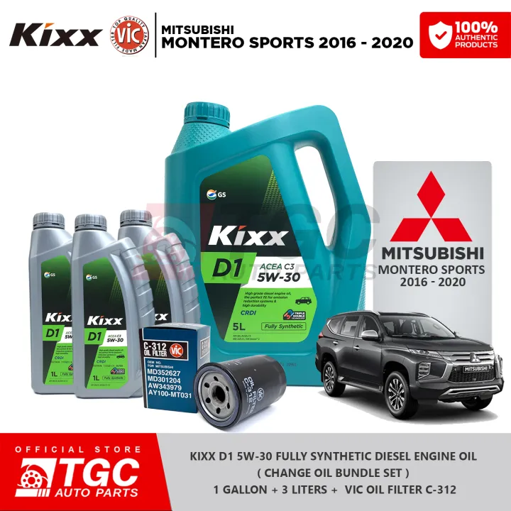 KIXX D1 5W-30 Fully Synthetic Diesel Engine Oil ( Change Oil Bundle Set ...
