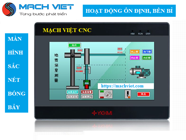 Màn hình tích hợp PLC Delta | 7inch | MM-40MR-12MT-700ES-D hãng YKHMI | Lazada.vn