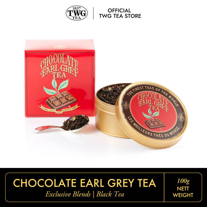 TWG Tea | Chocolate Earl Grey, Loose Leaf Black Tea Blend in Caviar ...