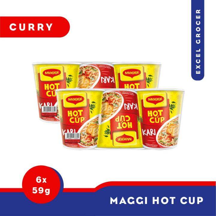 Maggi Hot Cup Curry 6 x 58g | Lazada