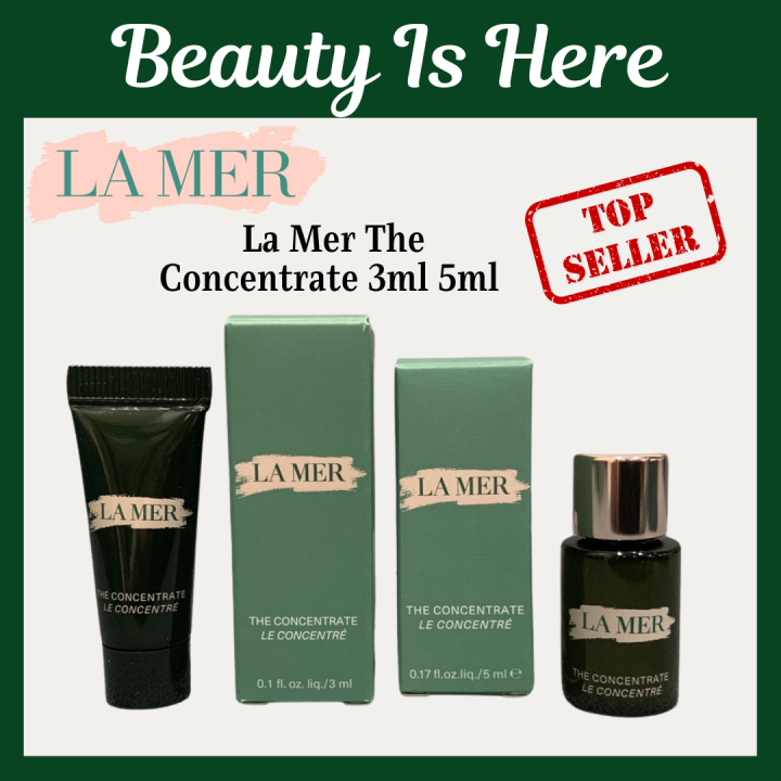 La Mer The Concentrate 3ml 5ml LAMER Serum Scar Texture kulit | Lazada Indonesia