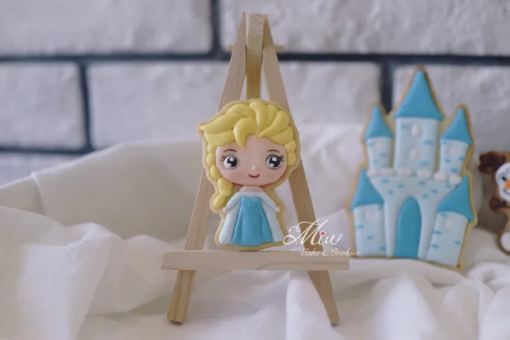 Wang Xiao miu teacher Xue Bao Elsa Princess Anna Frozen series cookie ...