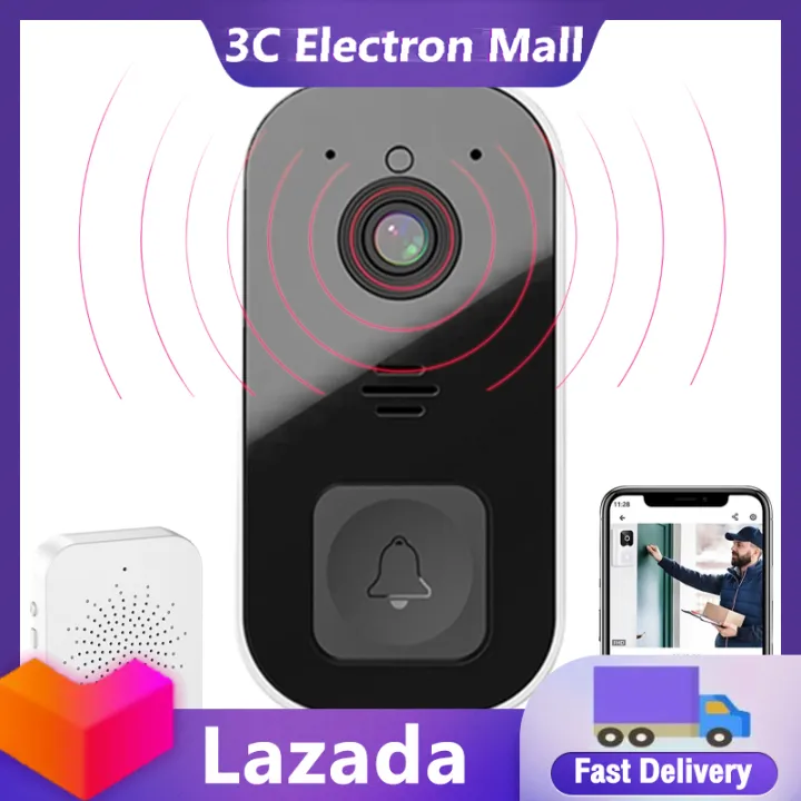 Smart Wireless Mini Video Doorbell Variable Sound Infrared Hd Night ...